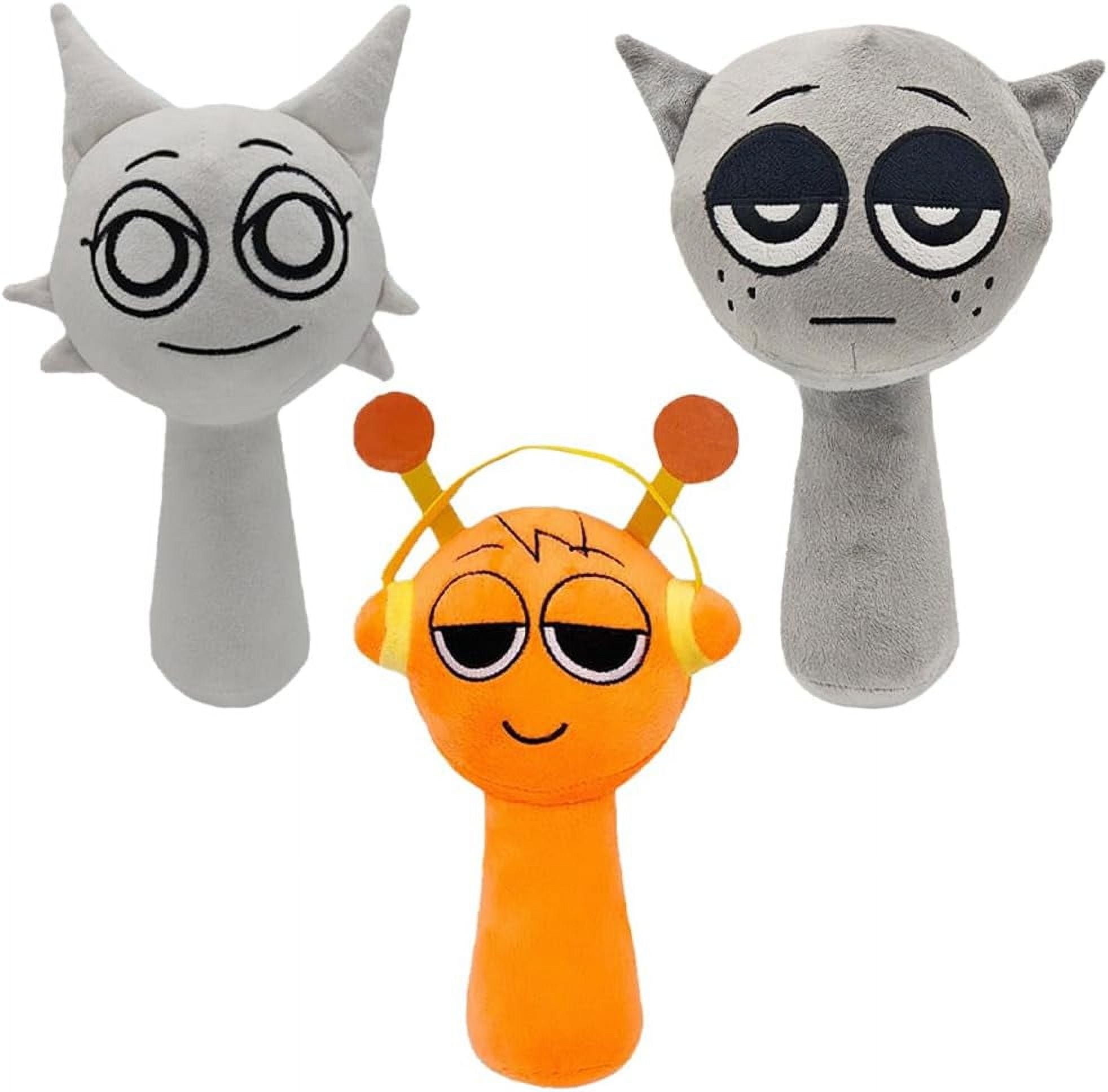 Hashibira Sprunki Plush Toys- 10'' Sprunky Wenda & Gray Plushies ...