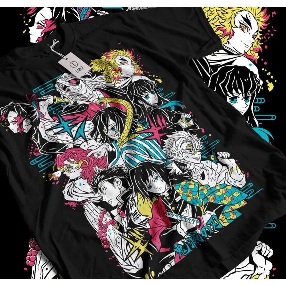 Hashira Demon Slayer T-Shirt Kimet.su No Yaiba Anime Gift Shirt ...