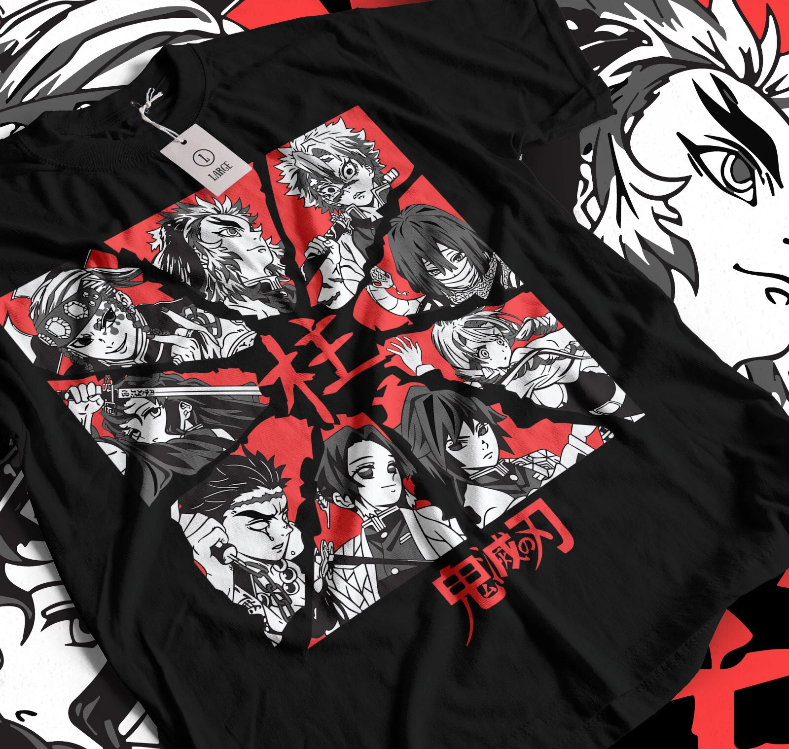 Hashira Demon Slayer T-Shirt Kimetsu No Yaiba Tengen Anime Gift Shirt ...