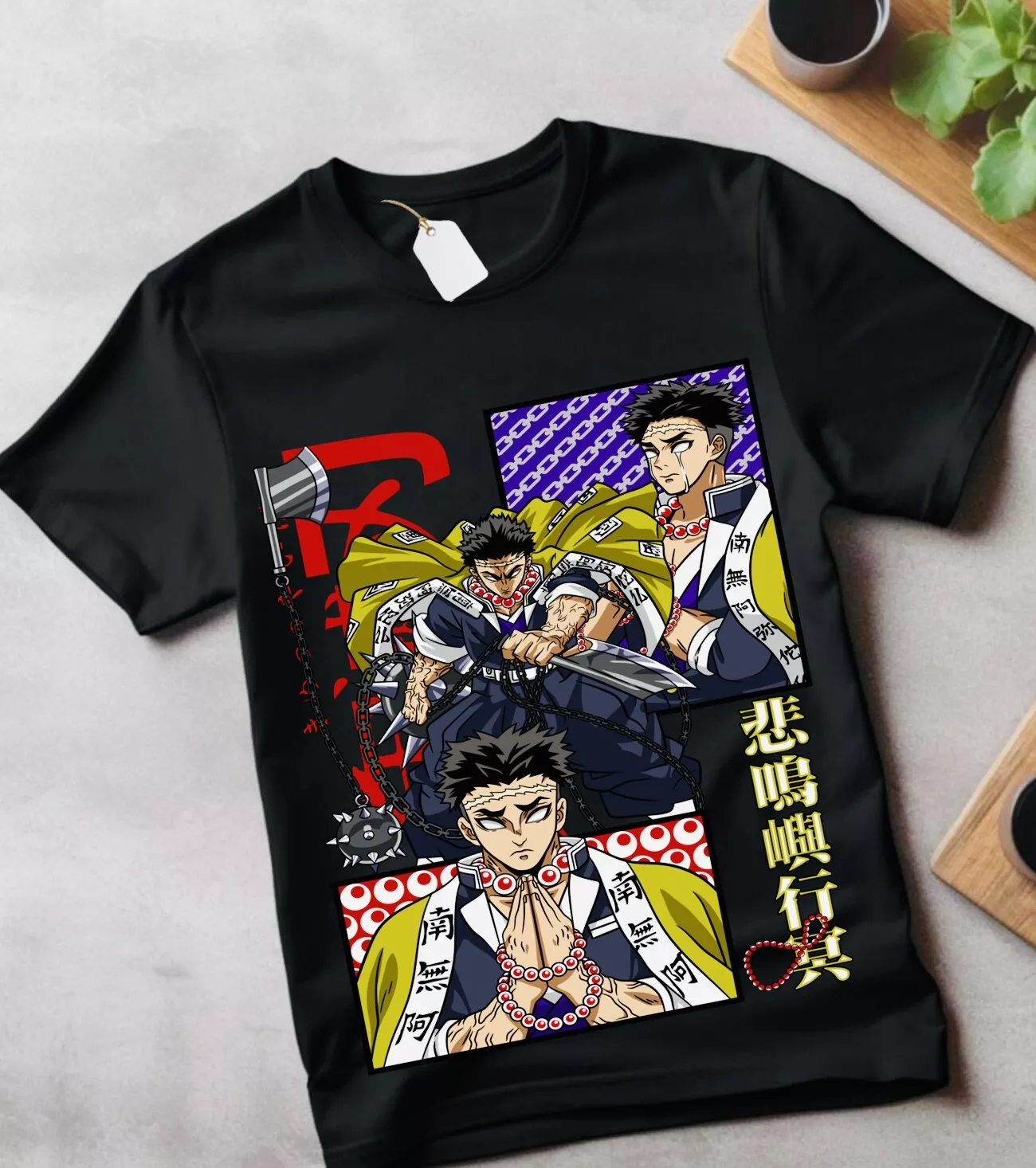 Hashira Demon Slayer T-Shirt Kimetsu No Yaiba Tengen Horror Anime Gift ...