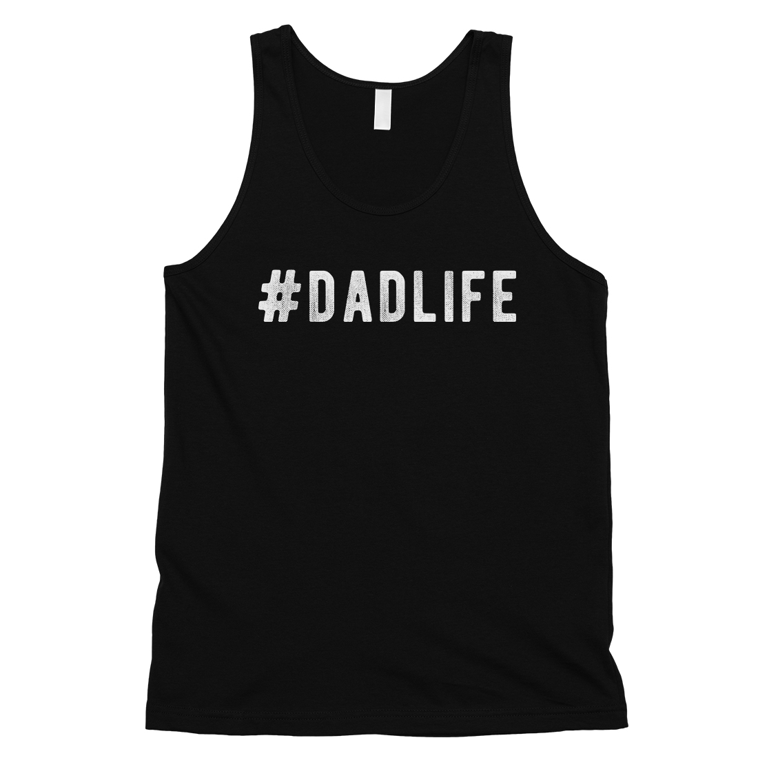 Hashtag Dad Life Mens Black Appreciative Sleeveless Top For Fathers ...