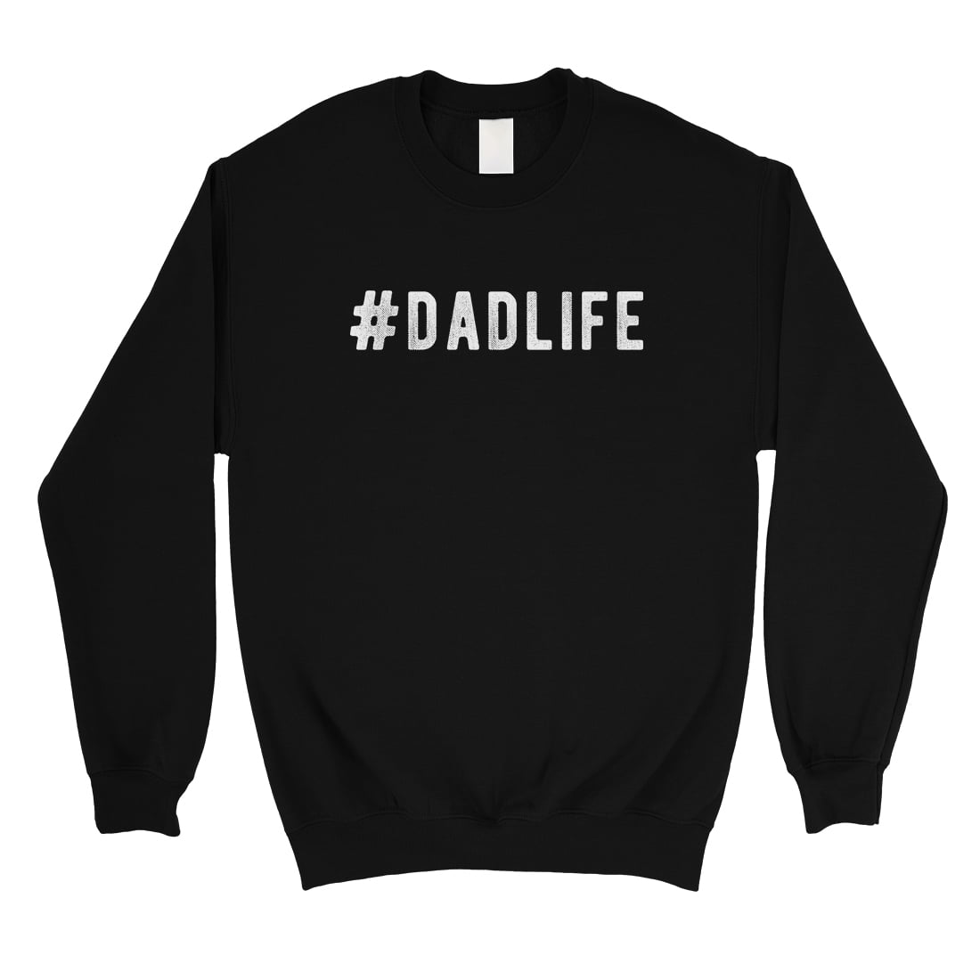 Hashtag Dad Life Mens/Unisex Black Fleece Sweatshirt Proud Dad Gift ...
