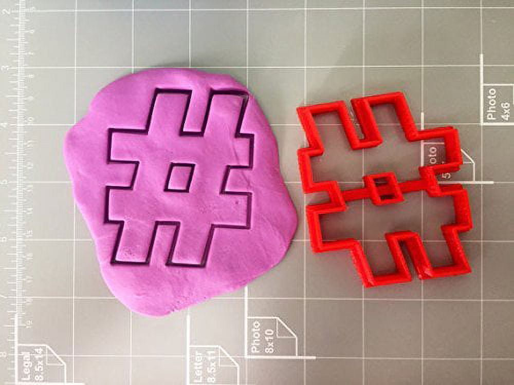 Hashtag (# sign) Cookie Cutter (3 Inch)- Fast Shipping - Sharp Edges ...