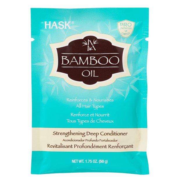Hask Bamboo Oil Strengthening Deep Conditioner Packet, 1.75 Oz ...