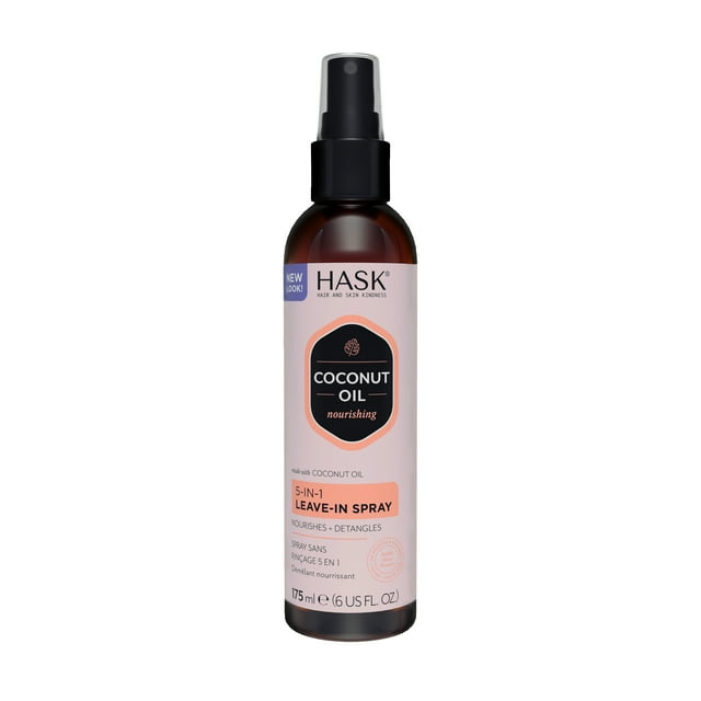 Hask Coconut Oil Nourishing 5-in-1 Leave-In Spray, 6 fl oz - Walmart.com