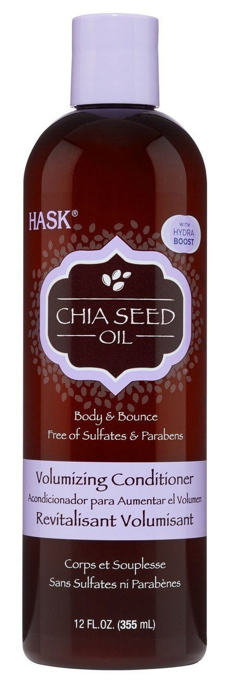 Hask Conditioner Chia Seed Oil Volumizing 12 Ounce (355ml) (3 Pack ...