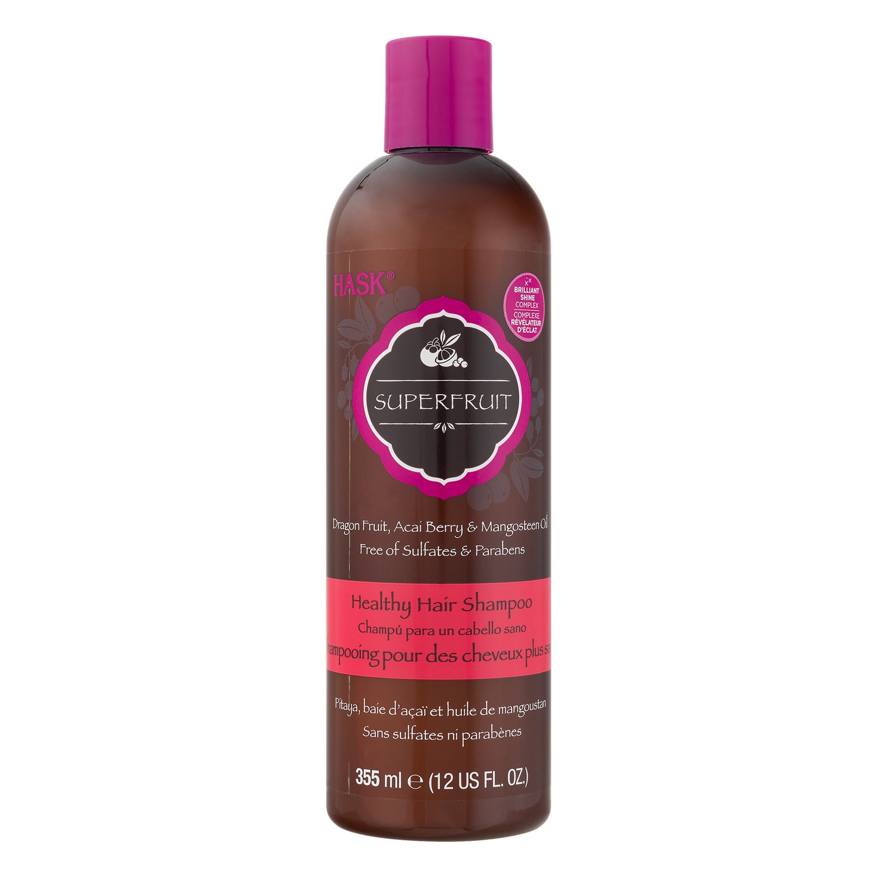 Hask Healthy Hair Shampoo Superfruit, 12.0 FL OZ - Walmart.com