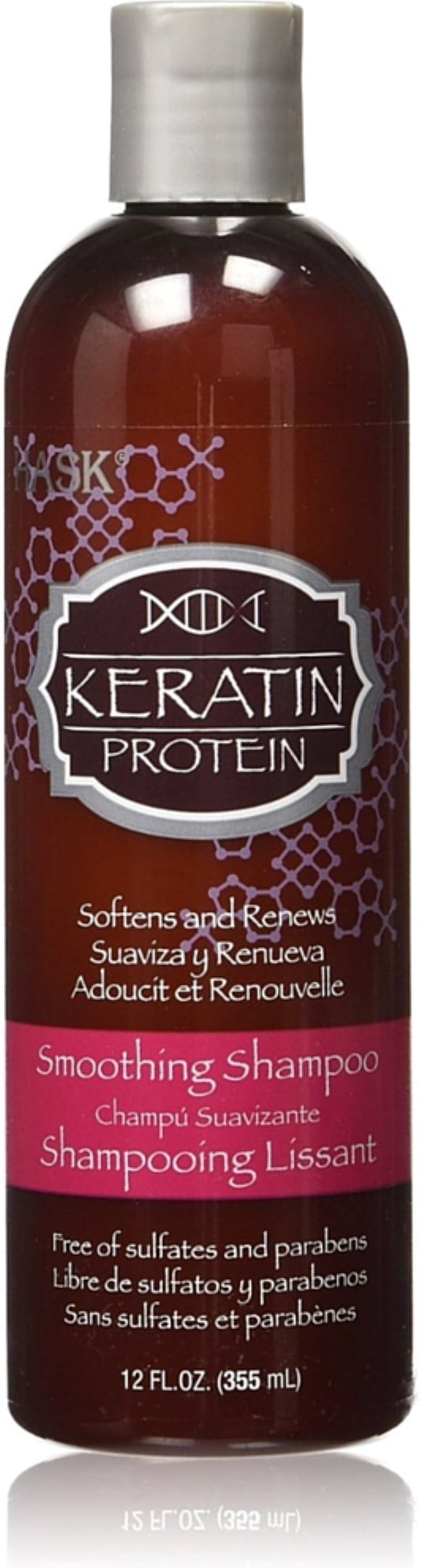Hask Keratin Protein Smoothing Shampoo 12 oz (Pack of 4) - Walmart.com