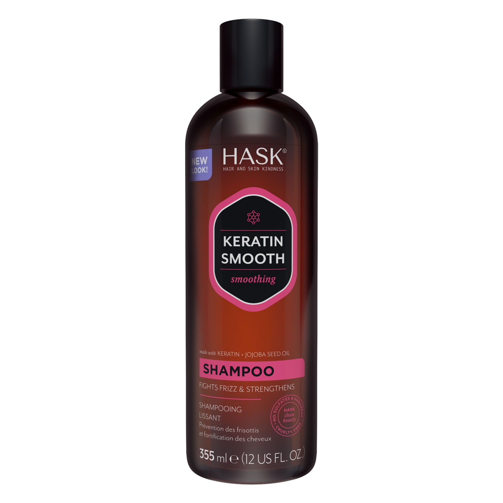 Hask Keratin Smoothing Shampoo, 12 fl oz - Walmart.com