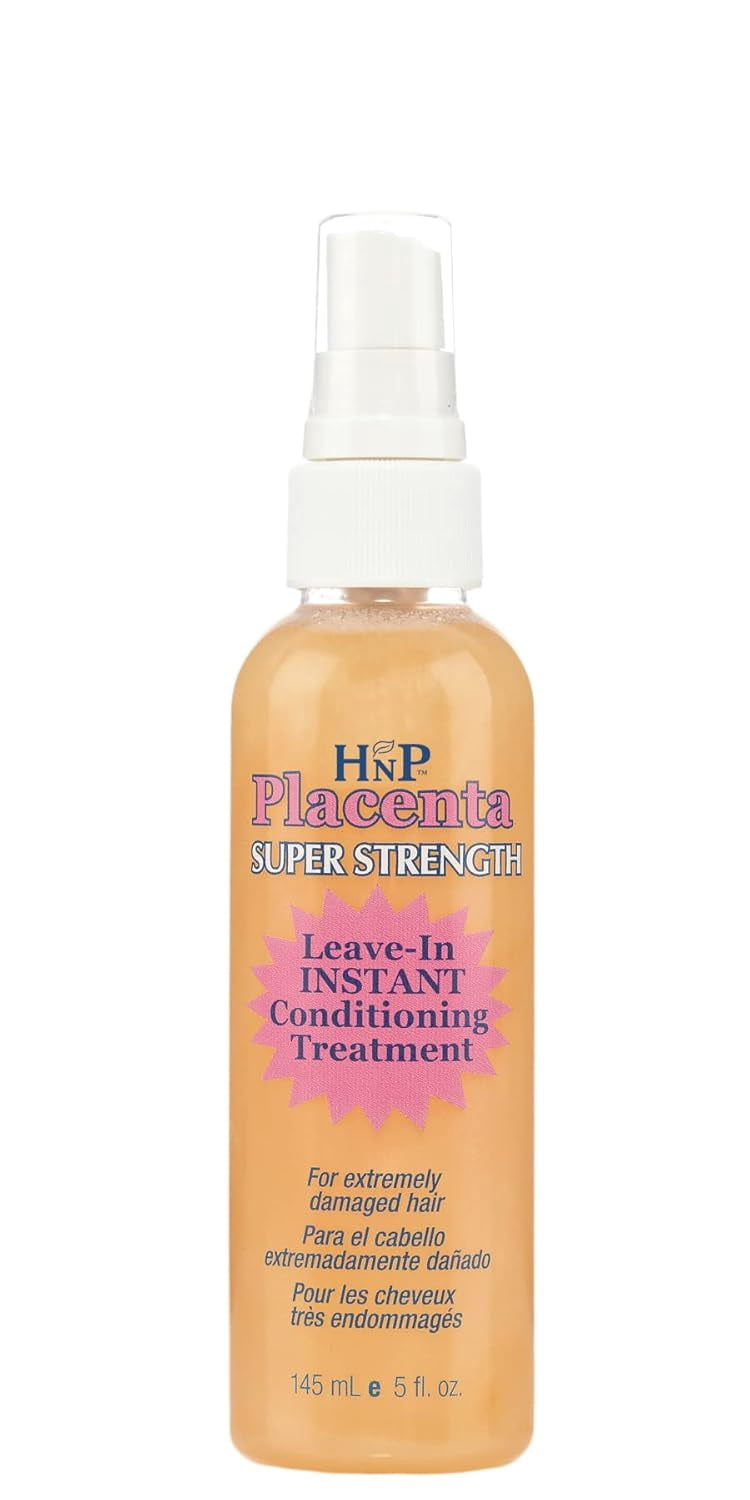 Hask Placenta Leave In Conditioner Treatment Super Strength Spray, 6 oz ...