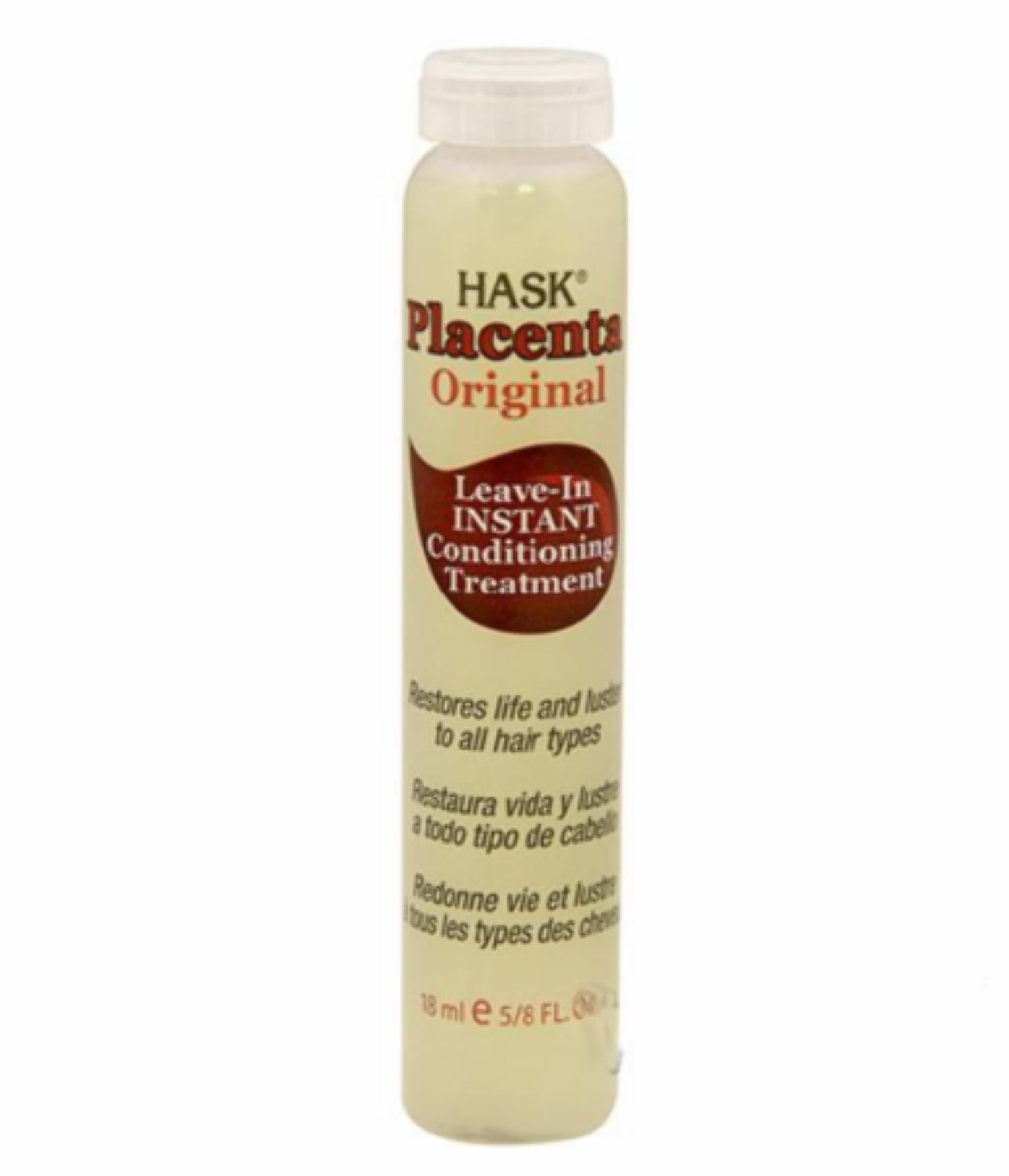 Hask Placenta Conditioner, No-Rinse Instant Hair Repair Treatment, 0. ...