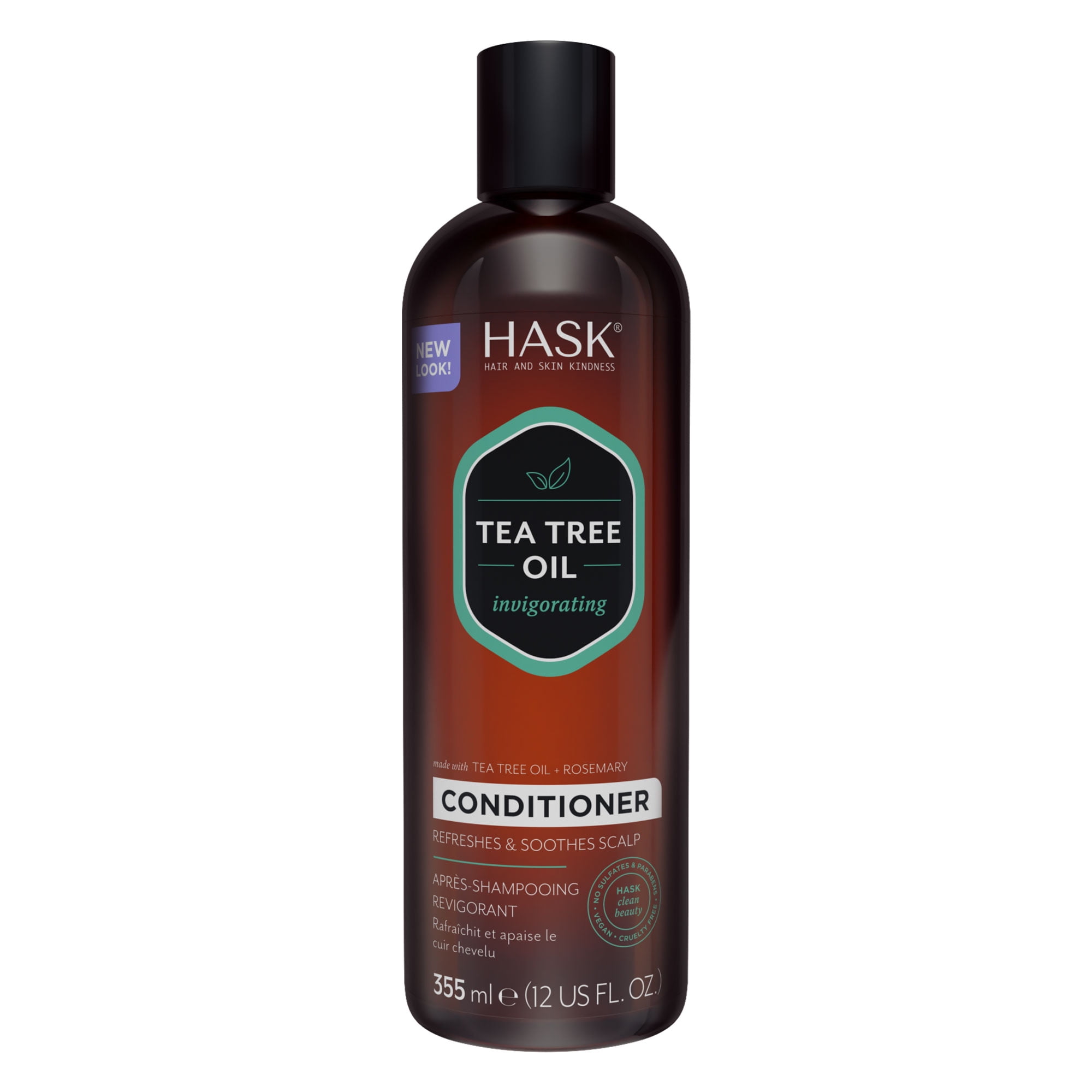 HASK Tea Tree Oil and Rosemary Invigorating Conditioner, 12 fl oz ...