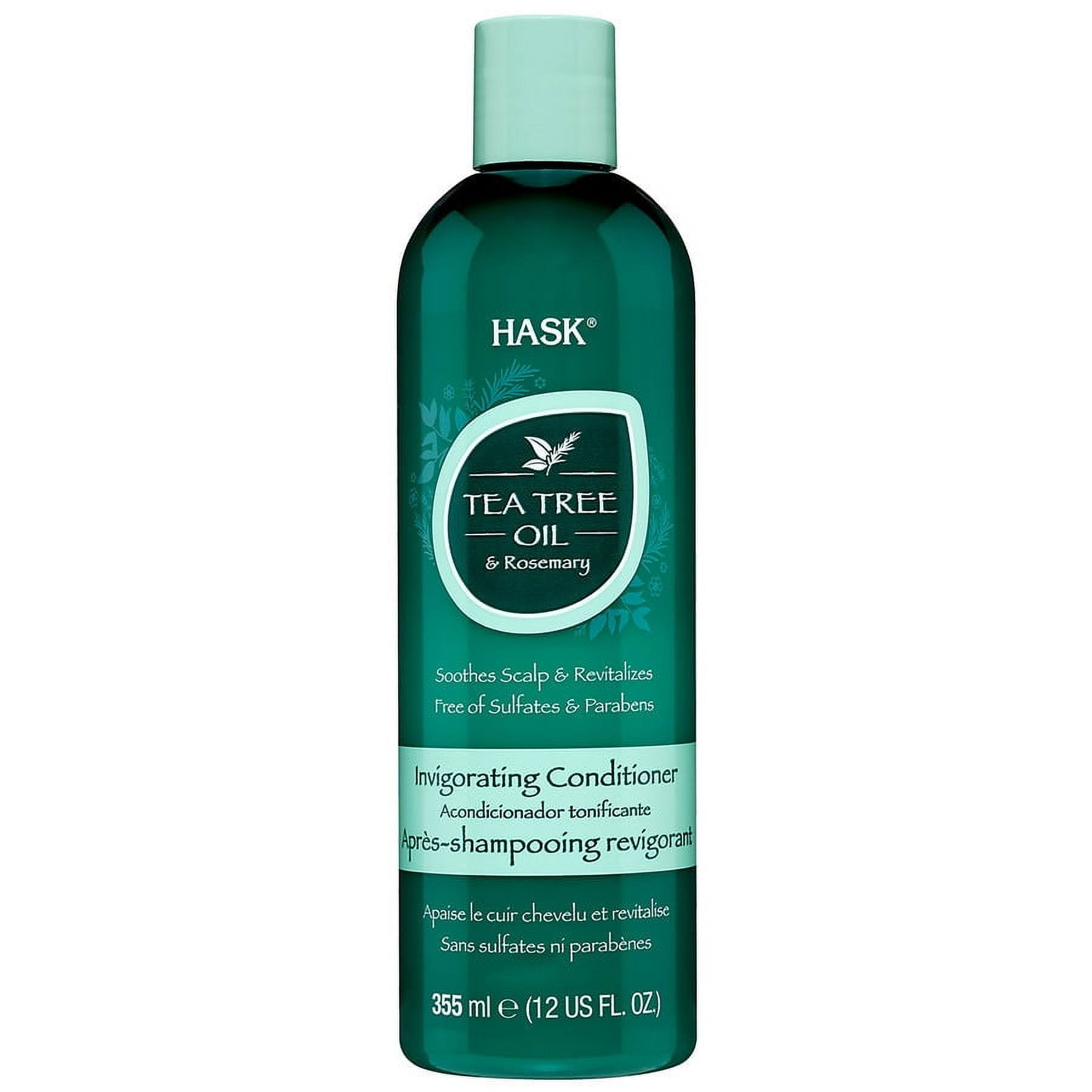 Hask Tea Tree & Rosemary Scalp Care Conditioner Hair Care 12.0 fl oz ...