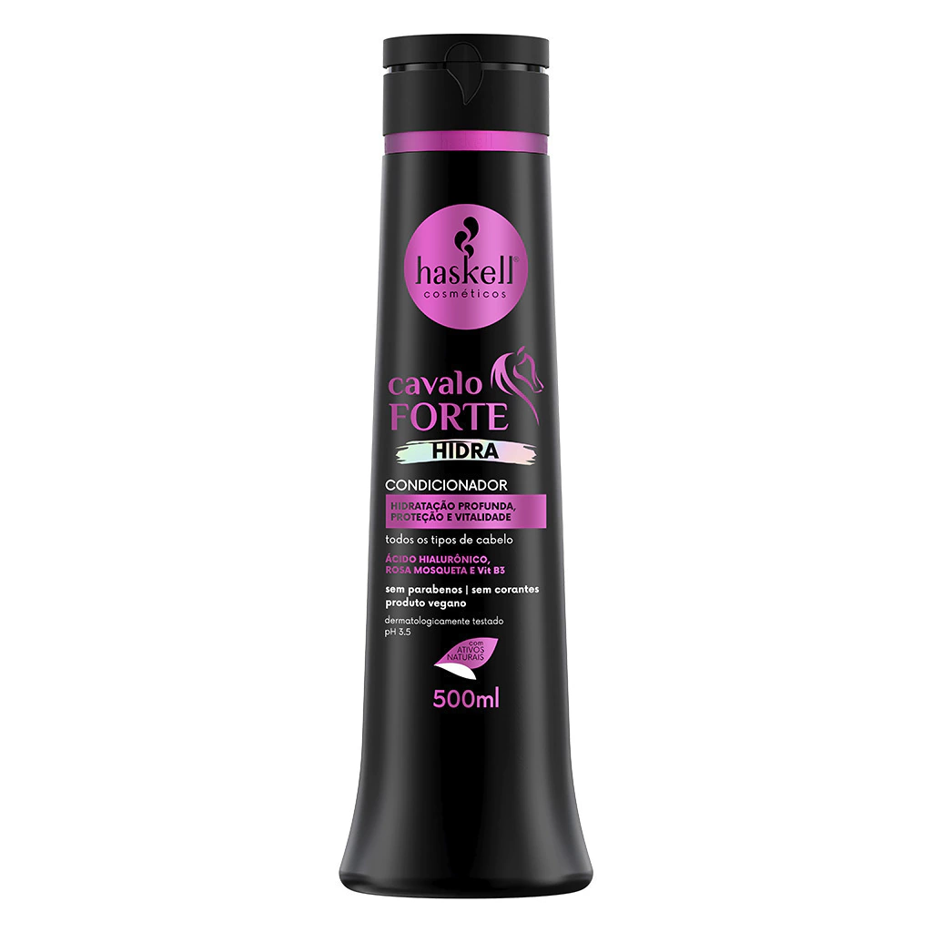 Haskell - Linha Cavalo Forte (Hidra) - Kit Shampoo e Condicionador (2 x 500 Ml) - (Strong Horse ...