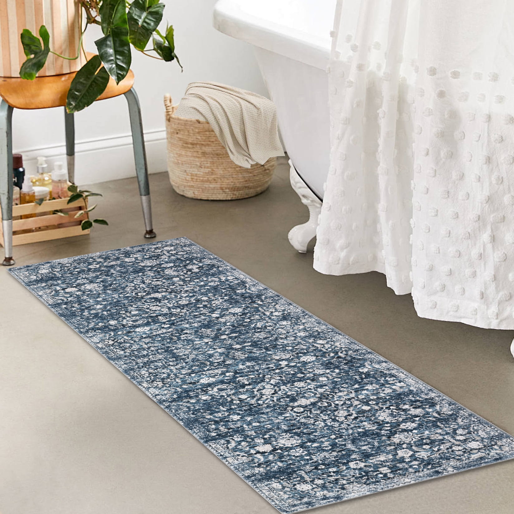 Hasoo 2' x 6' Runner for Hallway Boho Vintage Rug Non Slip Throw Rugs ...