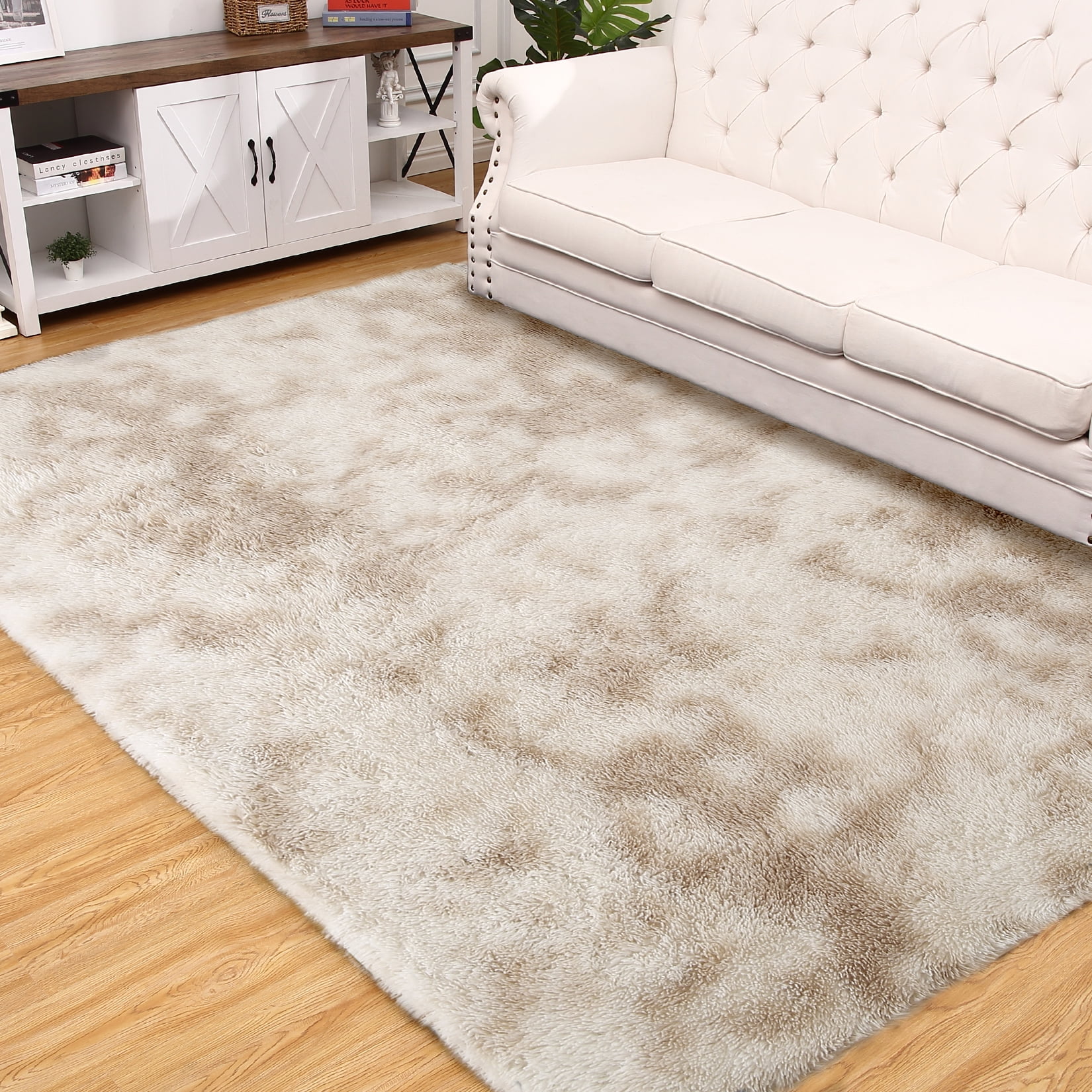 Hasoo 9' x 12' Large Area Rug High-Pile Plush Shag Rug Perfect for ...
