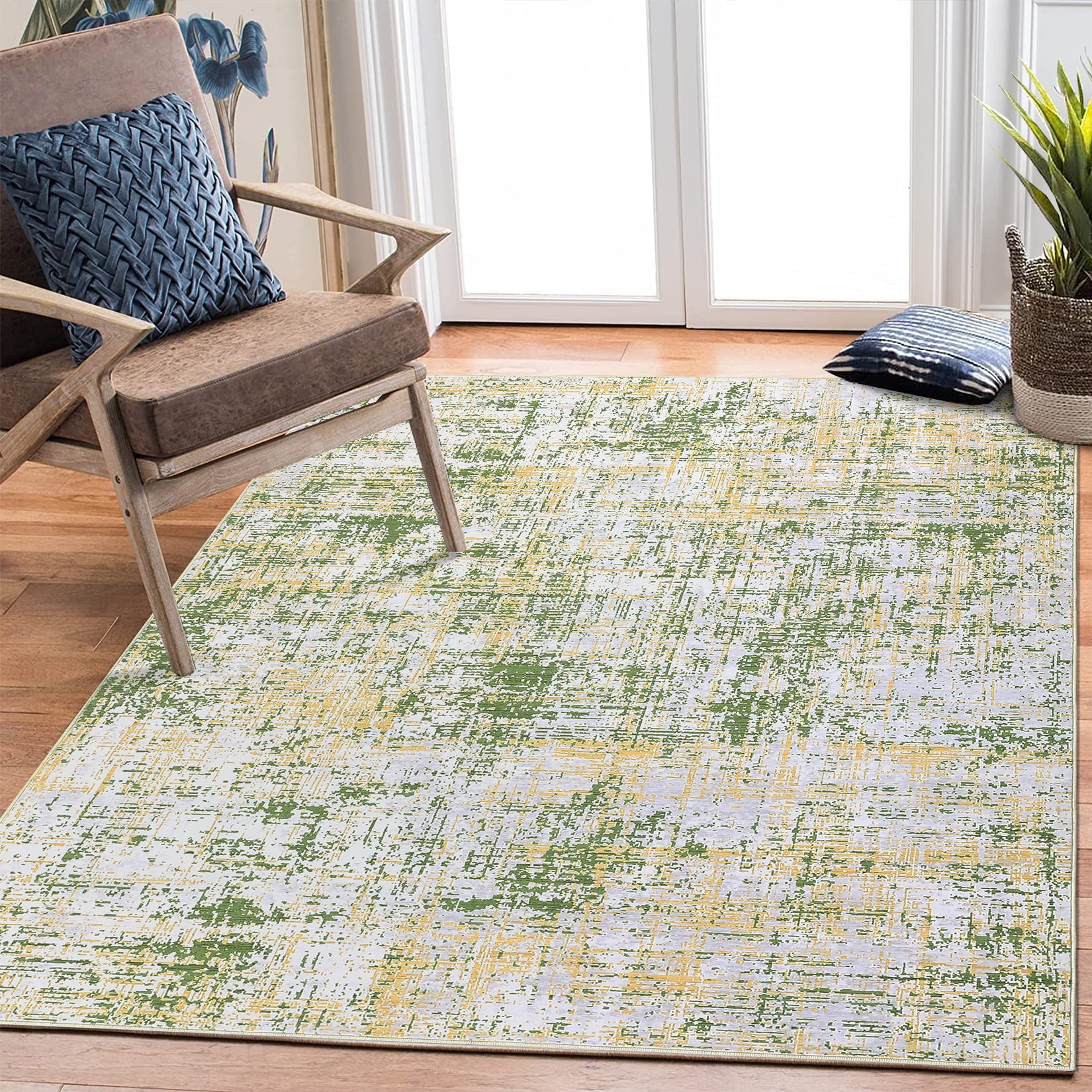 Hasoo Area Rug 8' x 10' Modern Abstract Area Rug for Living Room ...