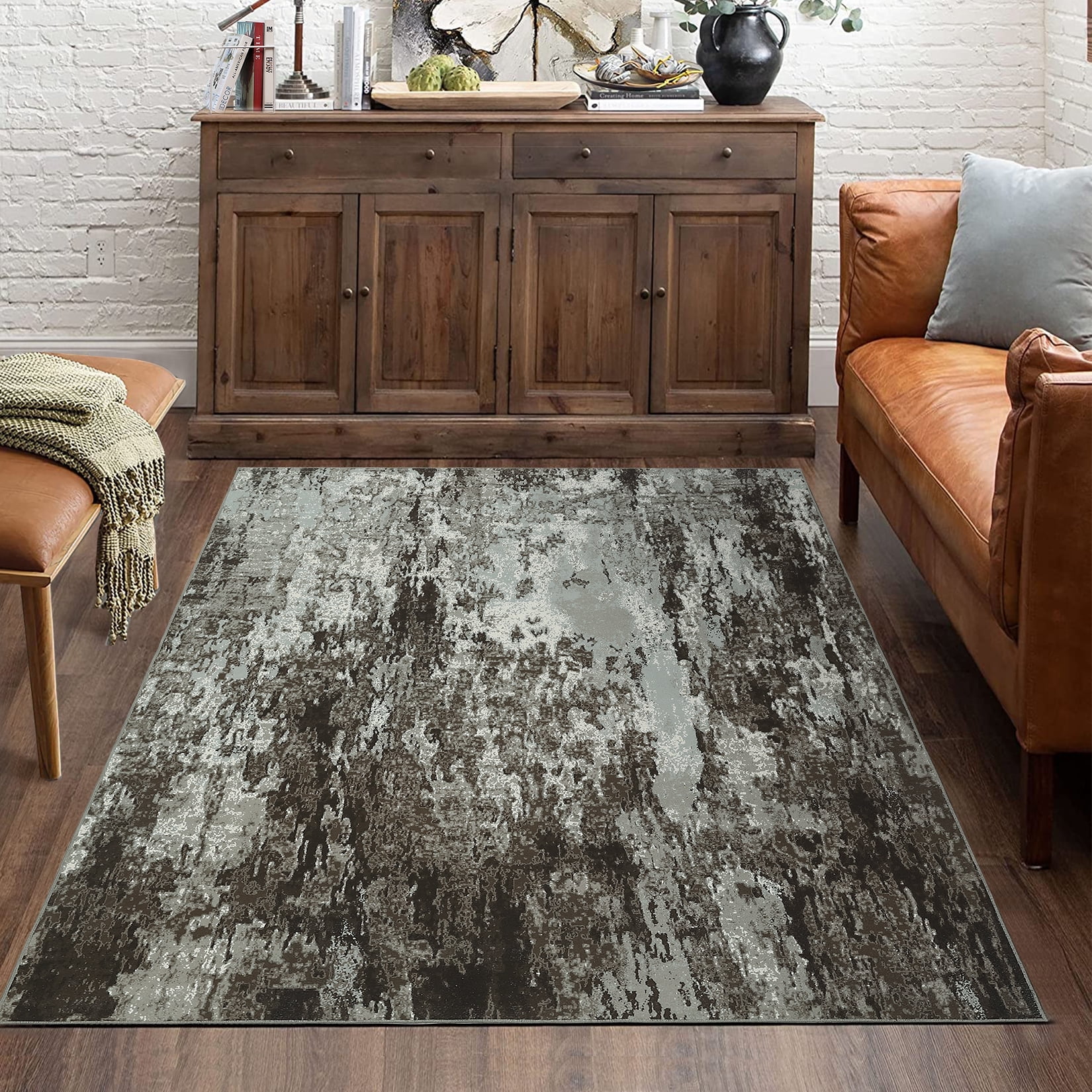 Hasoo Area Rug 8x10 Bedroom Living Room Rug Modern Abstract Area Rug ...