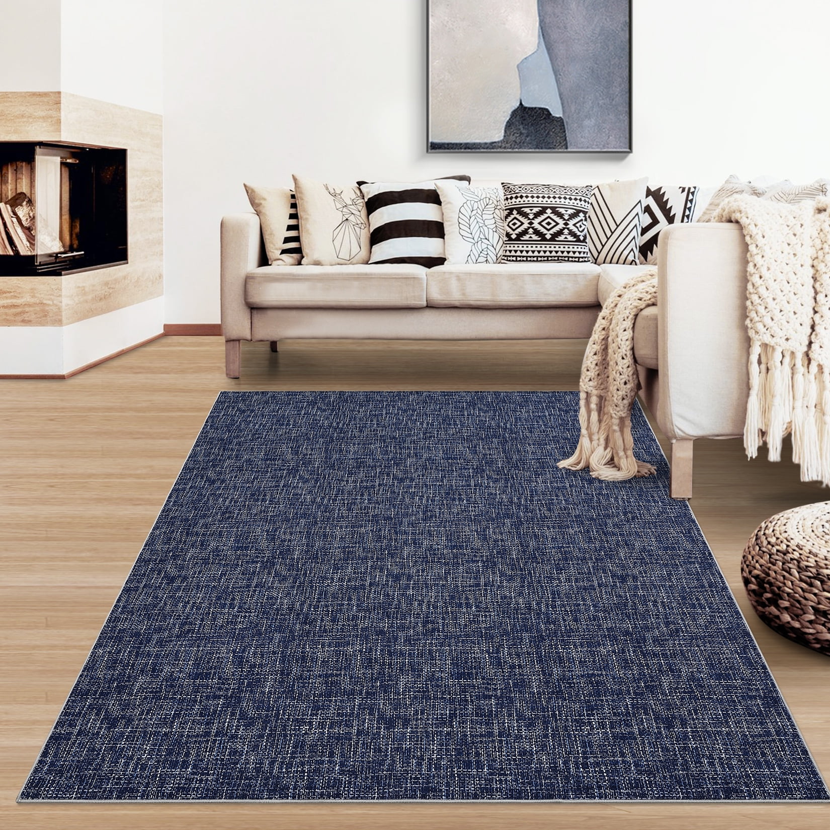 Hasoo Large Area Rug 10' x 13' Rugs for Living Room Washable Modern ...