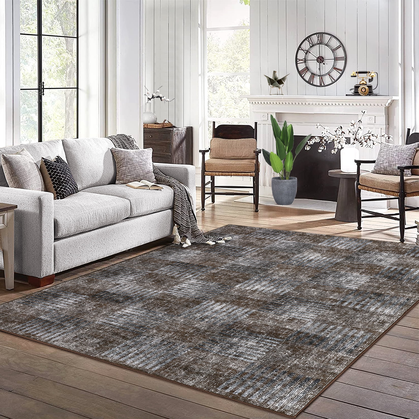 Hasoo Large Modern Area Rug 10' x 13' Rugs for Living Room Abstract ...