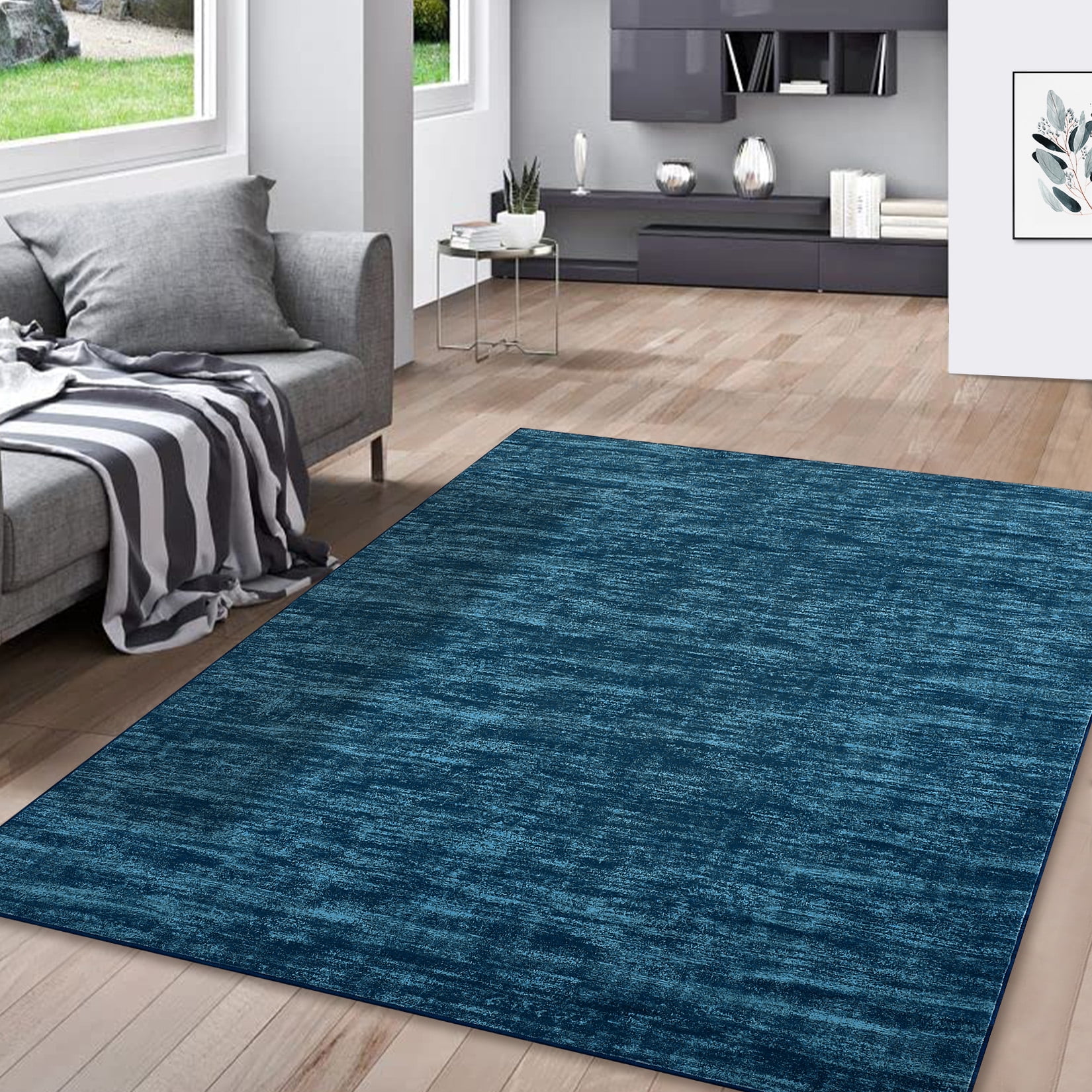 Hasoo Large Modern Area Rug 10' x 13' Rugs for Living Room Washable ...