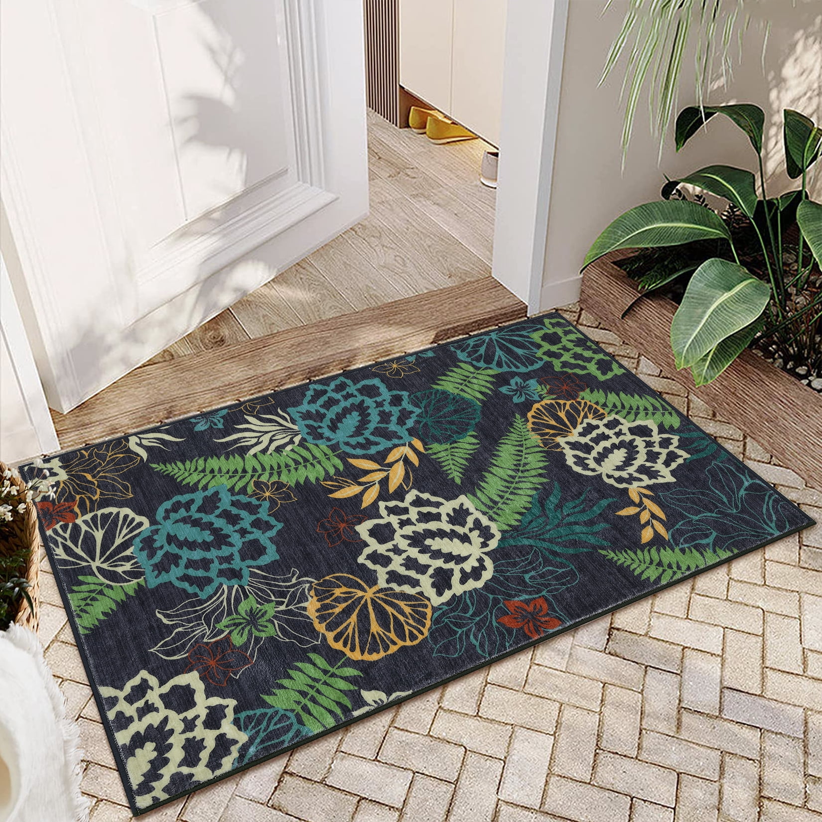 Hasoo Rug 2' x 3' Area Rug Door Mat Floor Mat for Kitchen Entry Living ...