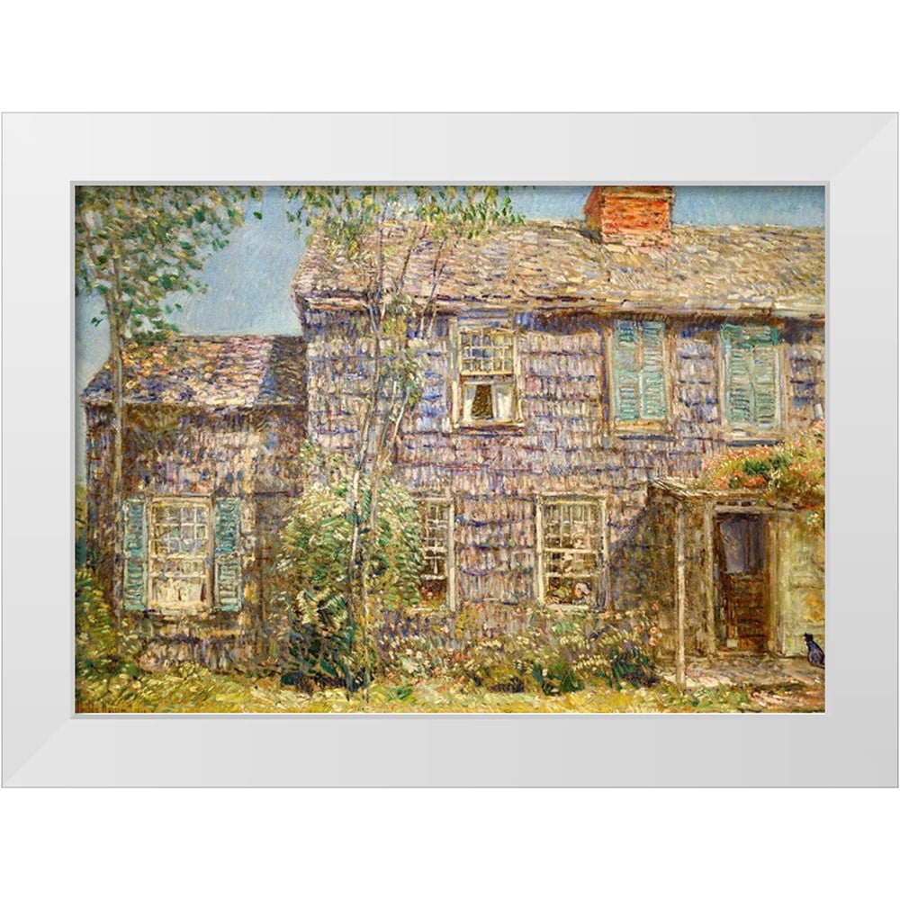 Hassam, Childe 14x11 White Modern Wood Framed Museum Art Print Titled ...