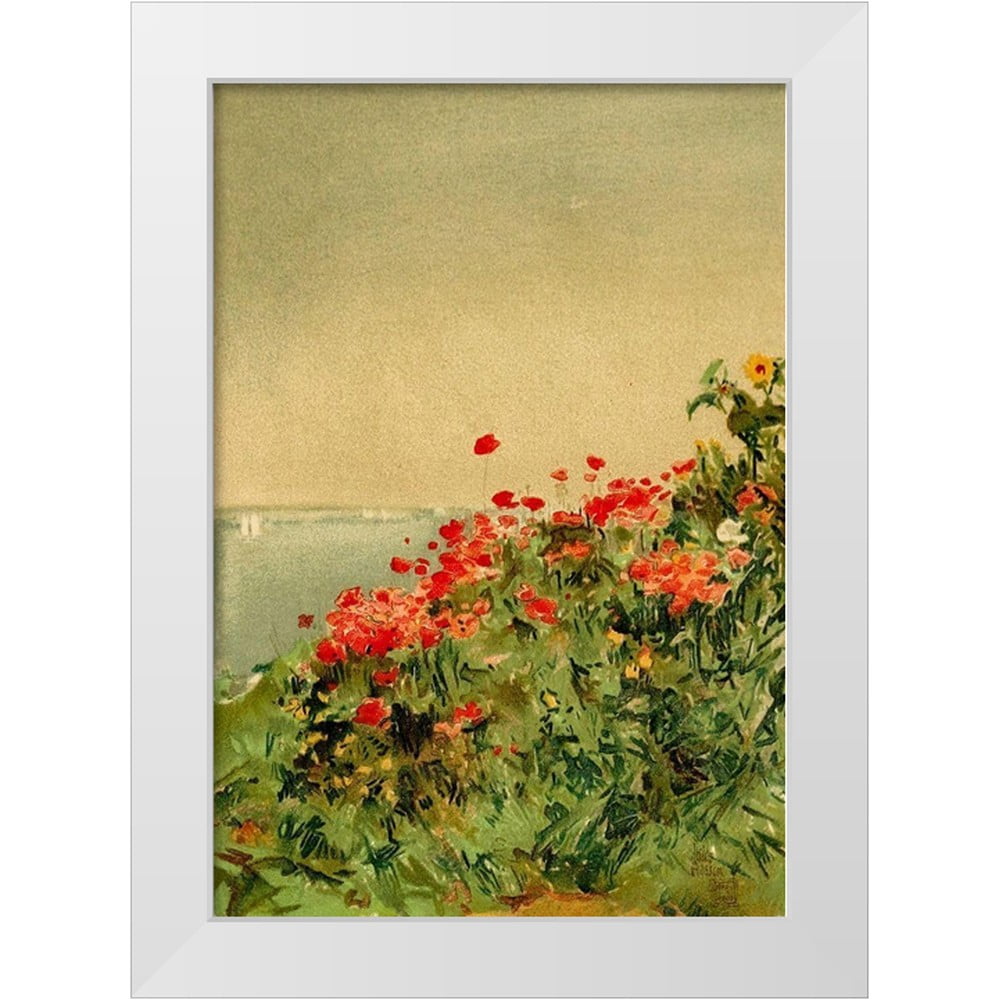 Hassam, Childe 23x32 White Modern Wood Framed Museum Art Print Titled ...