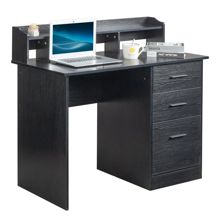 Home Office Computer Desk File Real Solid Wood Desks For Home Office