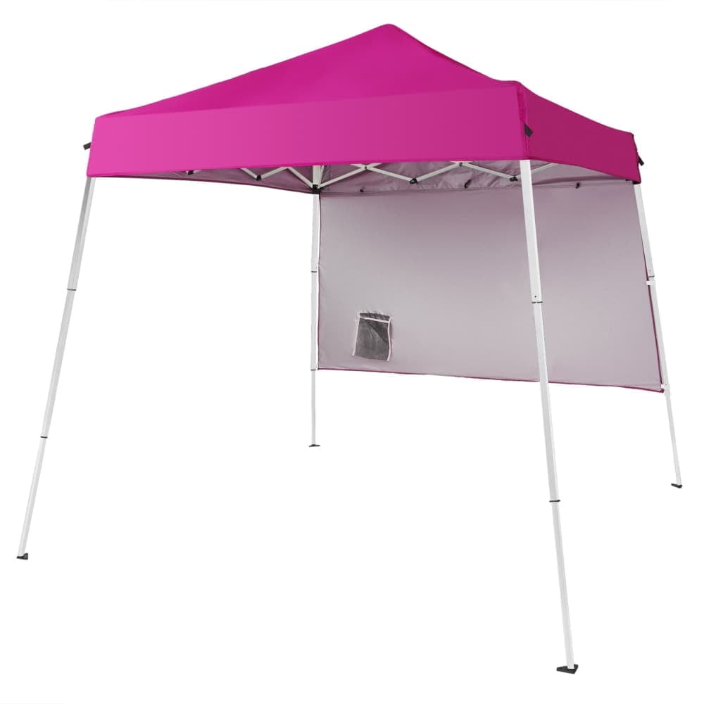 Hassch 6' x 6' Canopy with 1 Sidewall, Folding Tent with Backpack ...