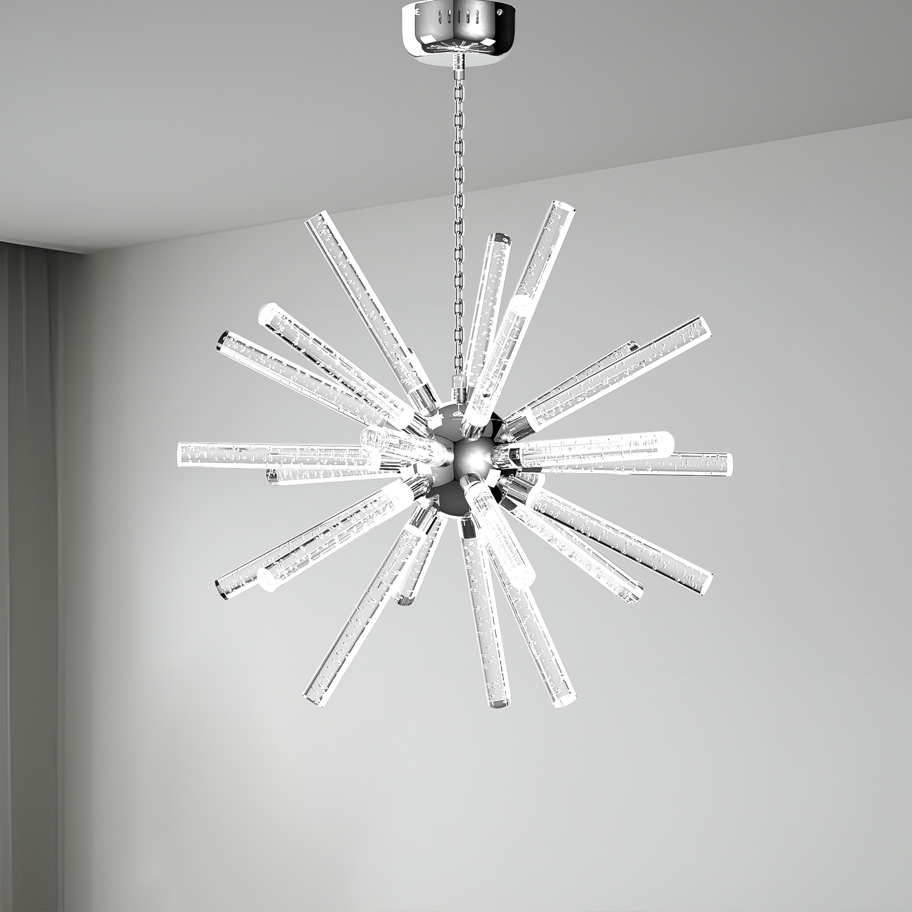 Hassch Celling Light, 24 Lights Modern LED Chandelier, Adjustable ...