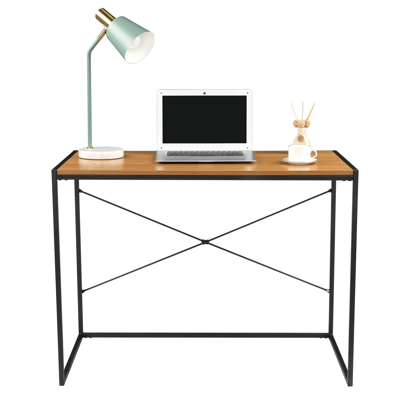 Hassch Computer Desk 39" Simple Home Office Table, Monitor Stand Large ...