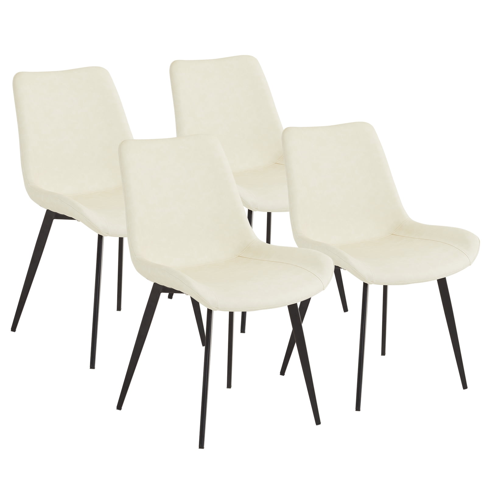 Hassch Dining Chairs Set of 4, Mid-Century Modern Kitchen & Dining ...