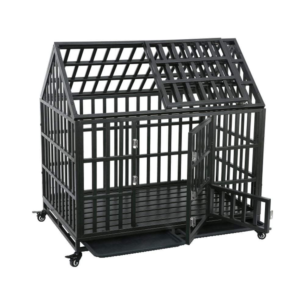 Hassch Dog Cage Crate Kennel Heavy Duty Tear Resistant Square Tube with ...