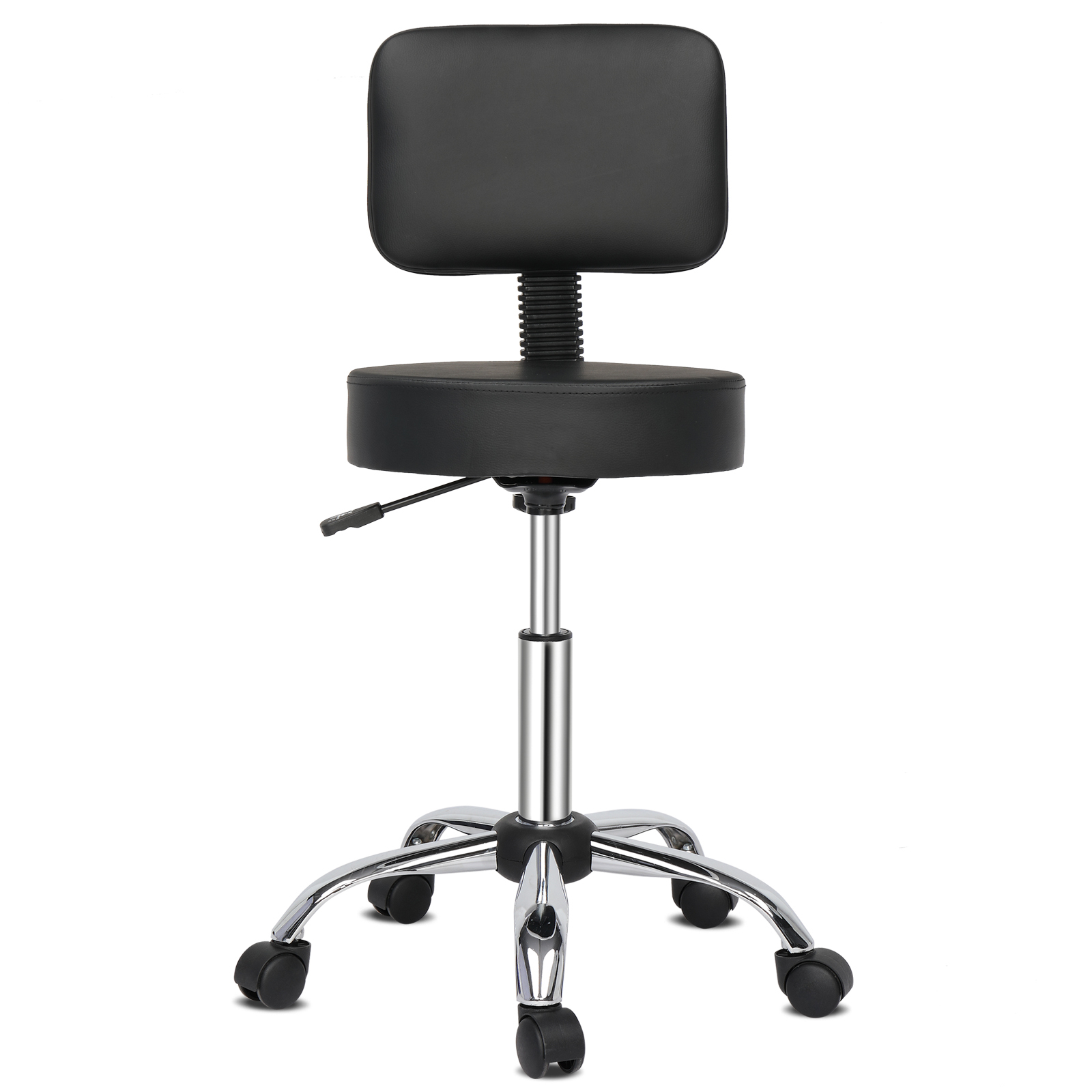 Hassch Drafting Chair with Back, Rolling Stool with Foot Rest, Multi ...