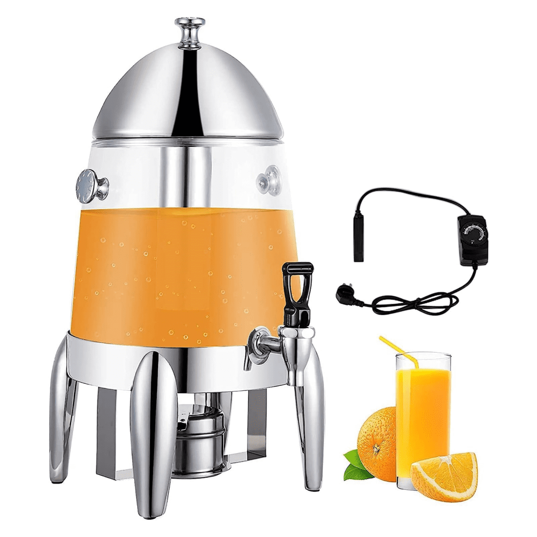 Hassch Electric Drink Dispenser, Stainless Steel Electric Tea Urn ...