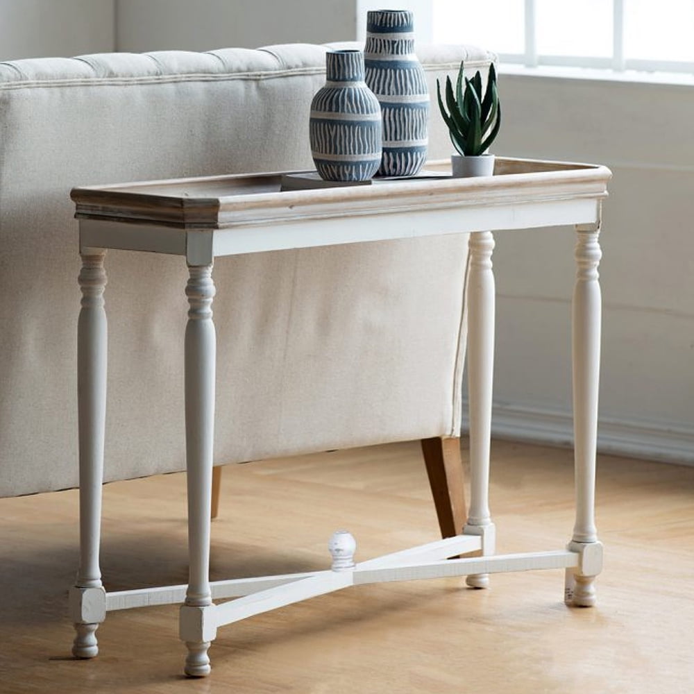 Hassch French Country Style Accent Console Table with Rectangular Top ...