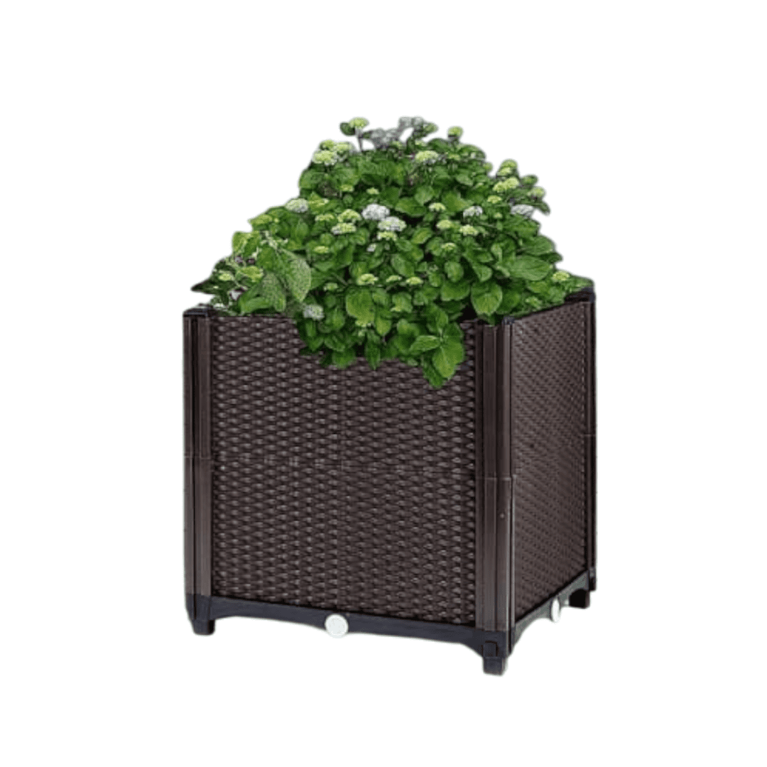 Hassch Raised Garden Bed with Legs, Outdoor Plastic Elevated Planter ...