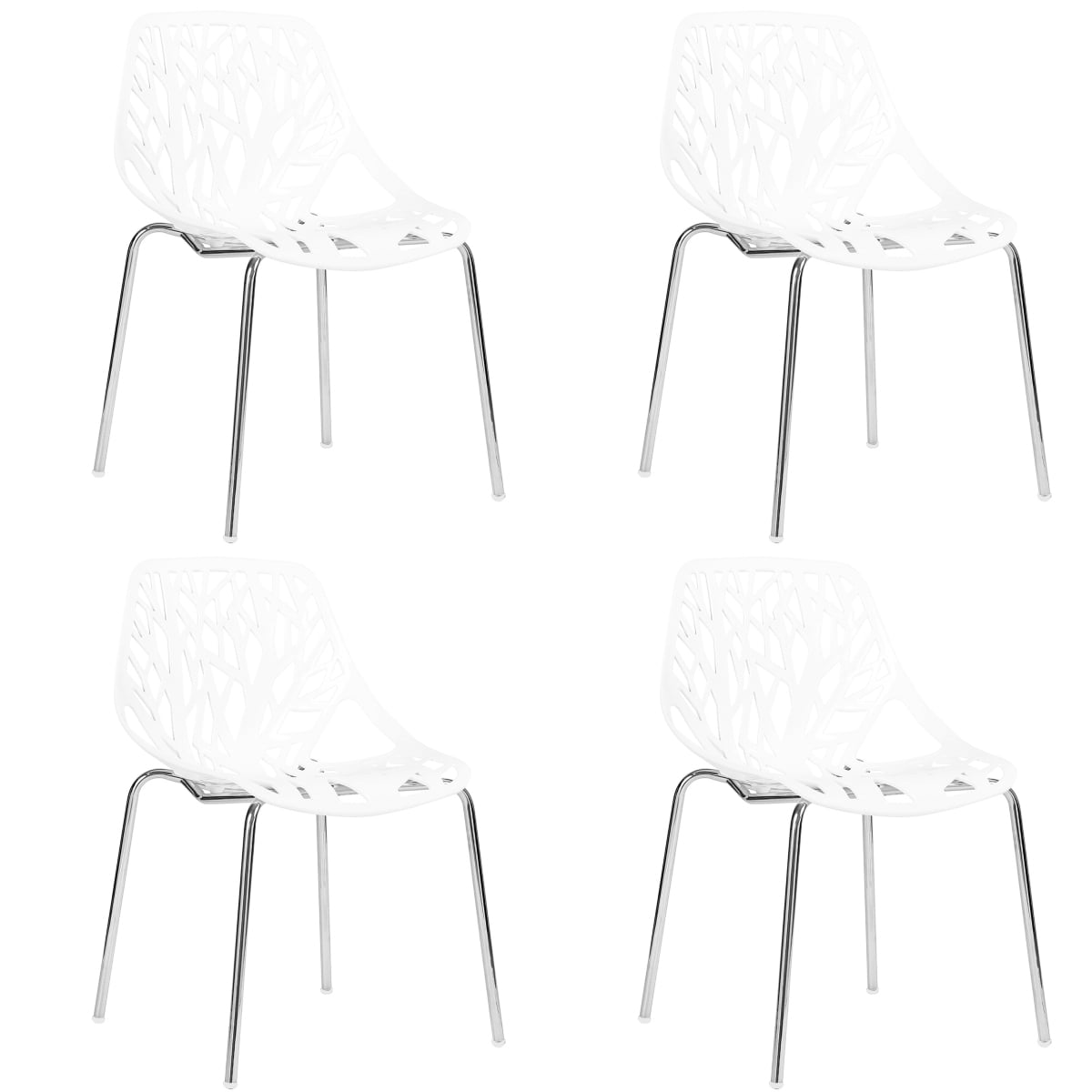 Hassch Set of 4 Modern Dining Chair Birds Nest Style Lounge Chair for ...