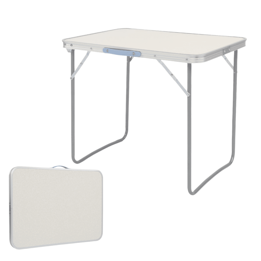 Hassch Small Folding Table, Portable & Lightweight Aluminum Table for ...