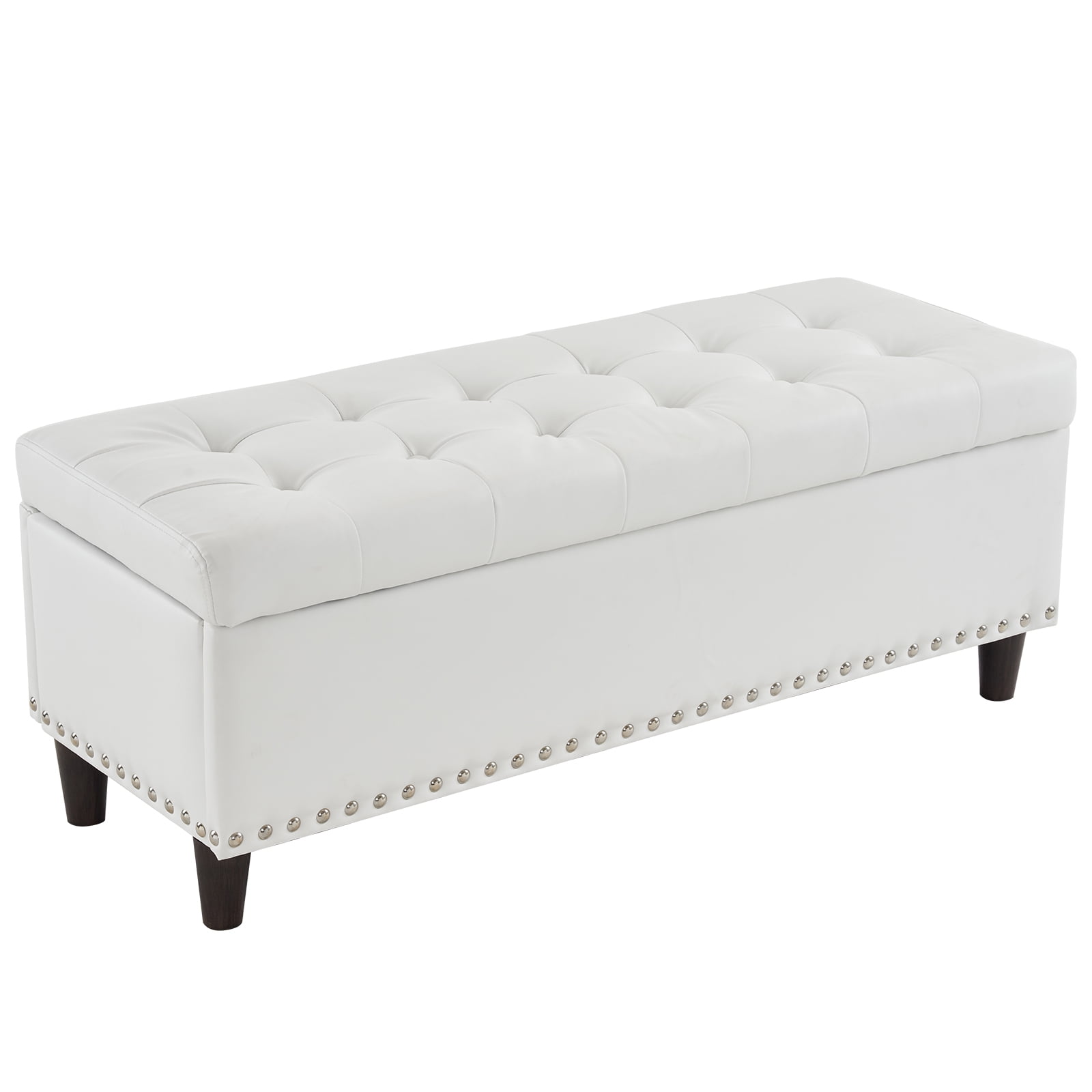 Hassch Storage Ottoman Bench, 43-In Storage Bench for Bedroom End of ...