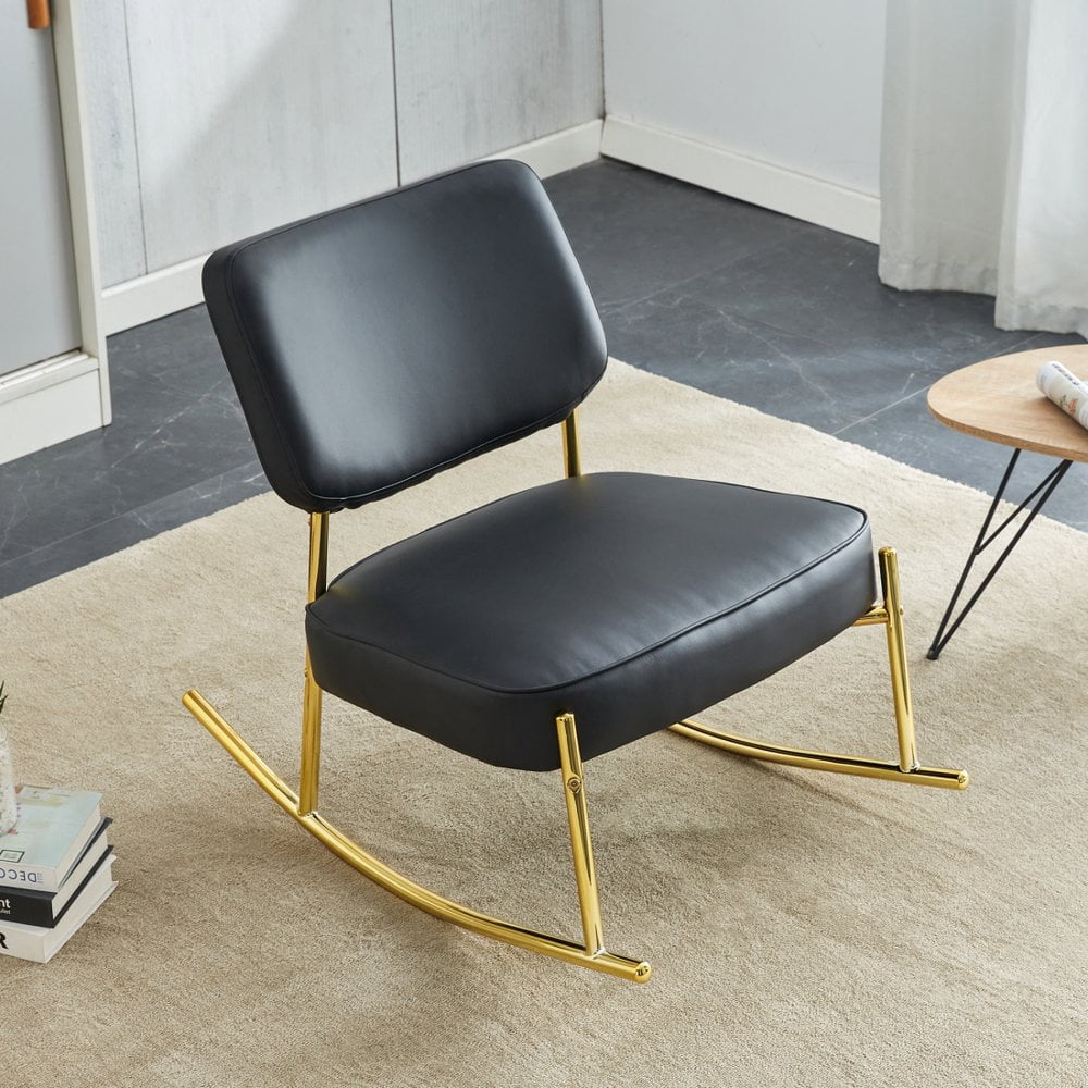 Hassch Stylish Cushioned Rocking Chair, Comfortable Armless Rocking ...