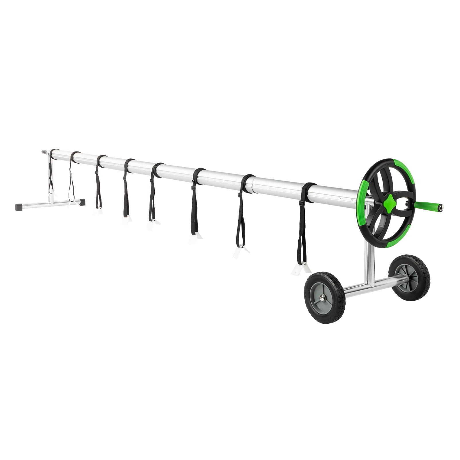 Hassch Upgraded Pool Cover Reel Set Pool Solar Cover Reel for Inground ...