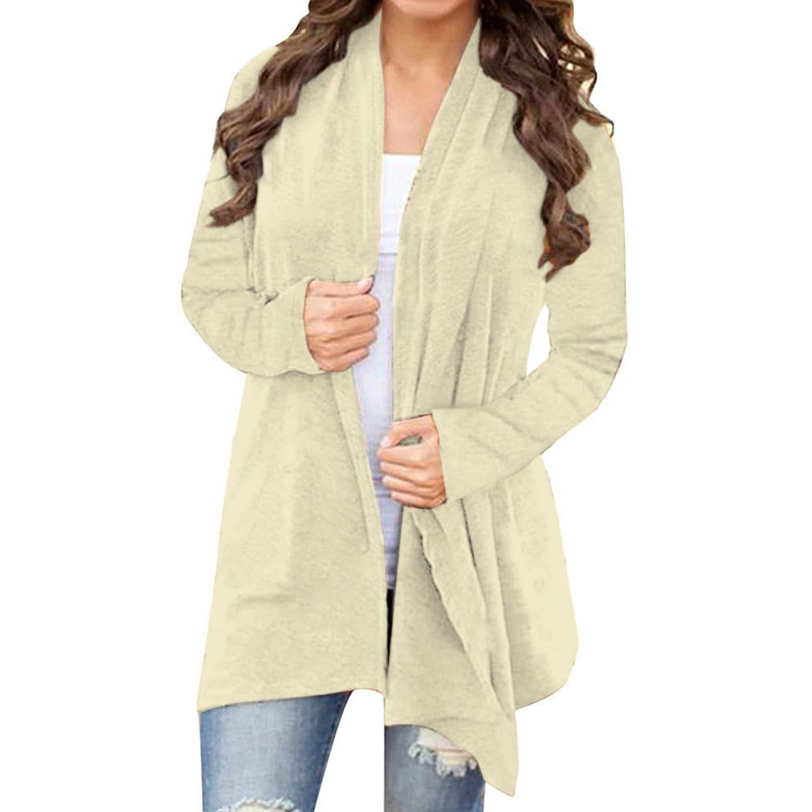 Hassda Clearance Knit Cardigan Sweaters Long Sleeve Cardigan For Women