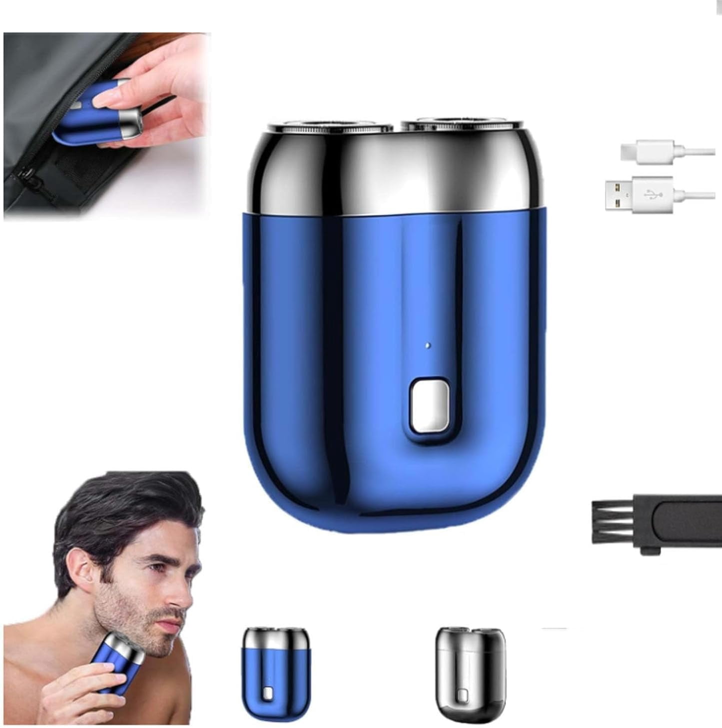 Hassignment 2025 New Upgrade Pocket Shaver USB Mini Shavers for Men ...