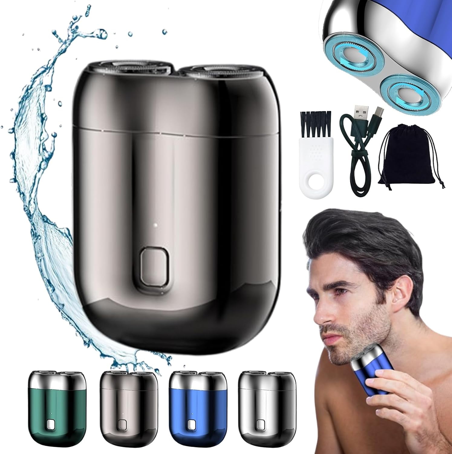 Hassignment Shaver, 2025 New Upgrade Pocket Shaver USB Mini Shavers for ...