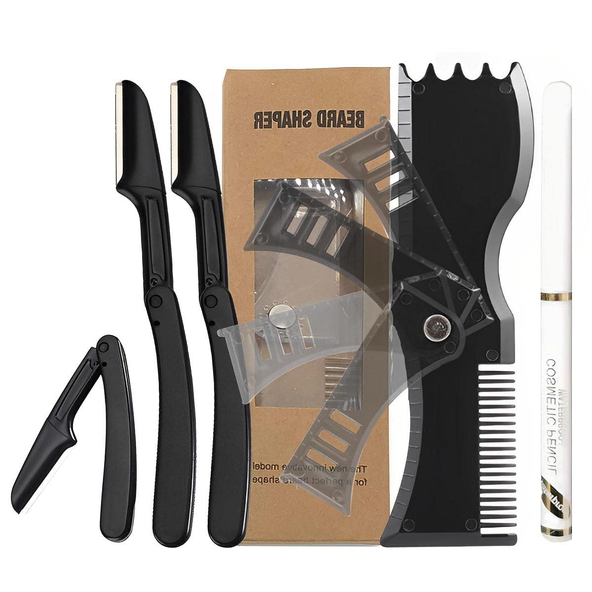 Hasthip® Beard Shaper Kit | Complete Shaping & Styling Tools Set With ...
