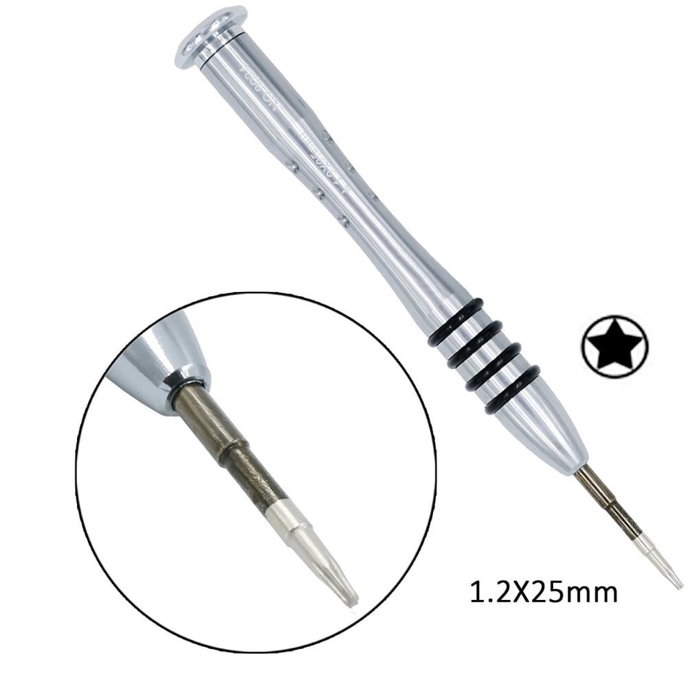 Hastore, Metal 1.2 x 25 mm 5 Point Star Aluminum Pentalobe Screwdriver ...