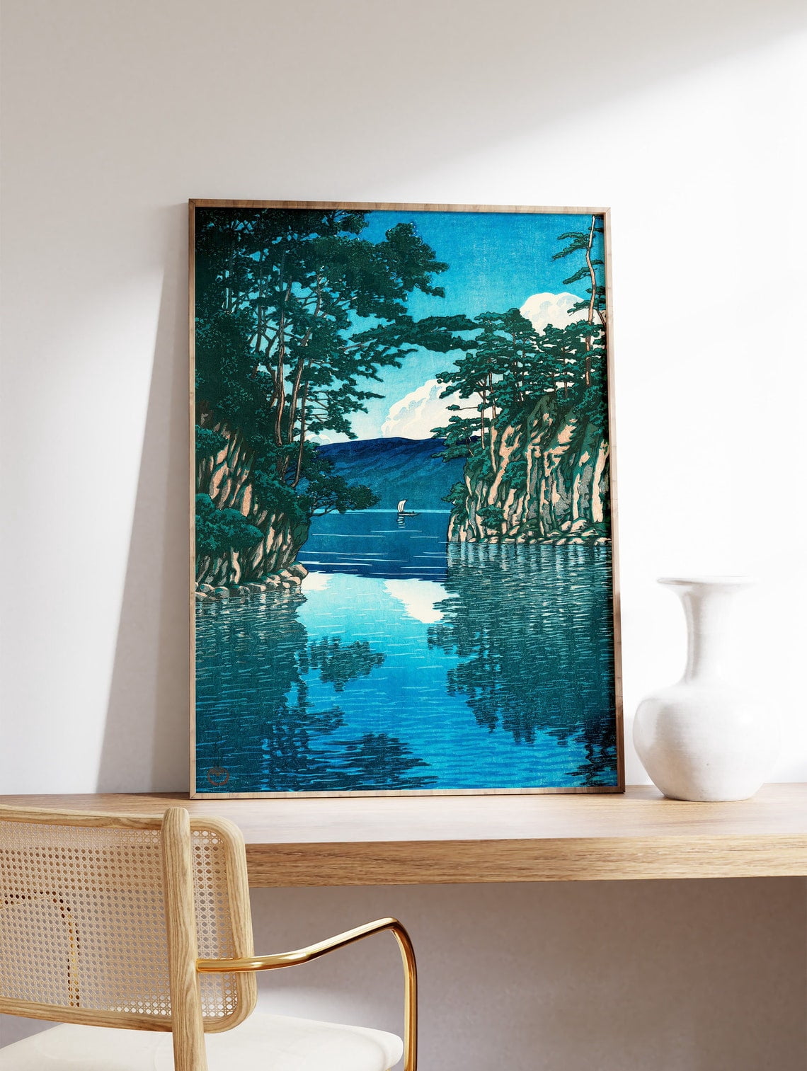 Hasui Kawase Japanese Poster, Lake Towada, Japanese Decor, Asian Wall ...