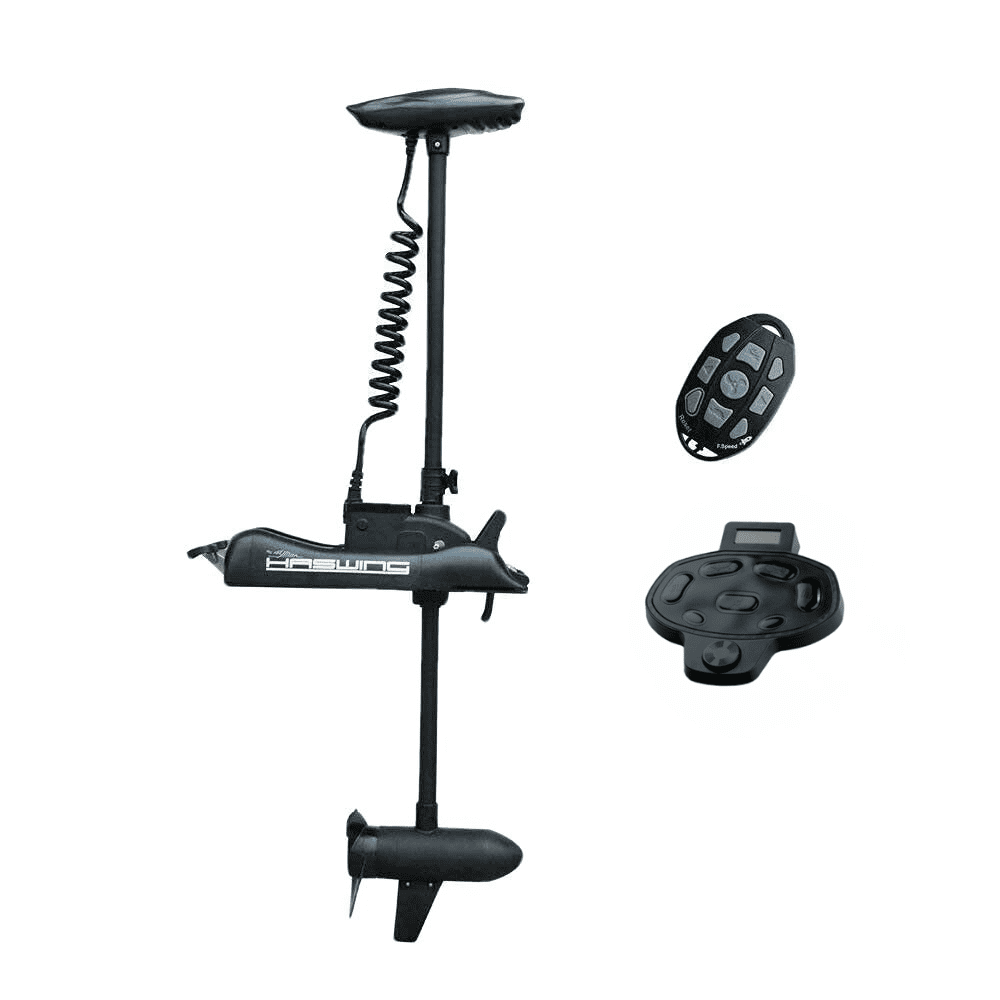HASWING 24V 80LB 60-Inch Shaft Cayman Bow Mount Electric Trolling Motor ...